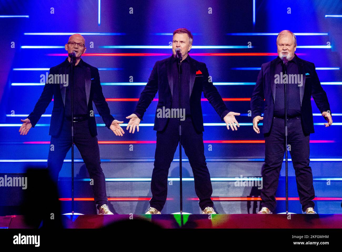 Herreys performing during The Great Eurovision Song Contest concert ...