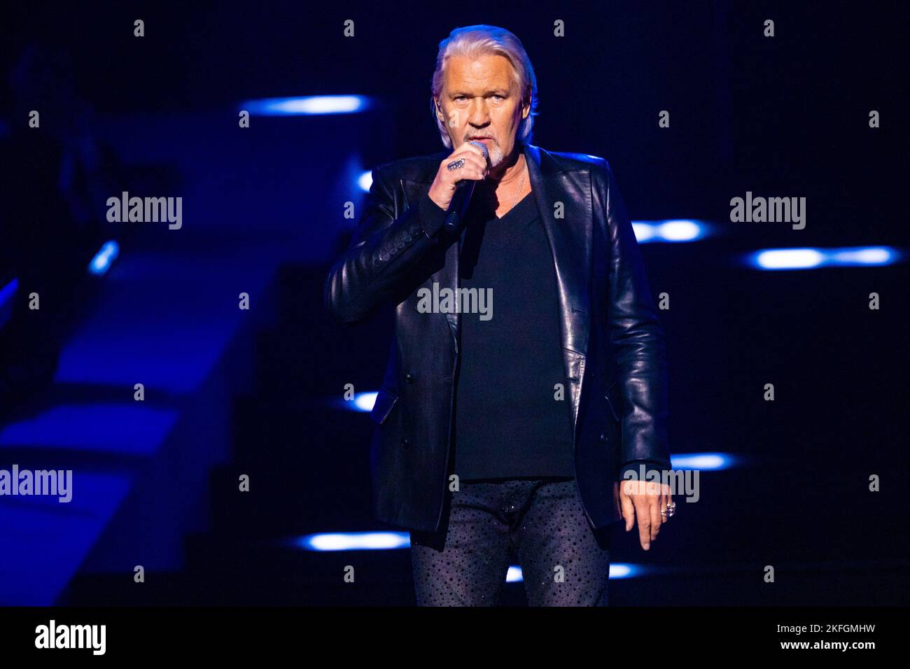 Johnny Logan performing during The Great Eurovision Song Contest ...