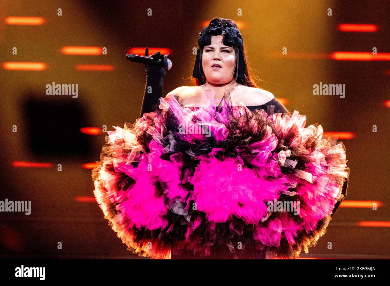 Netta Barzilai performing during The Great Eurovision Song Contest ...