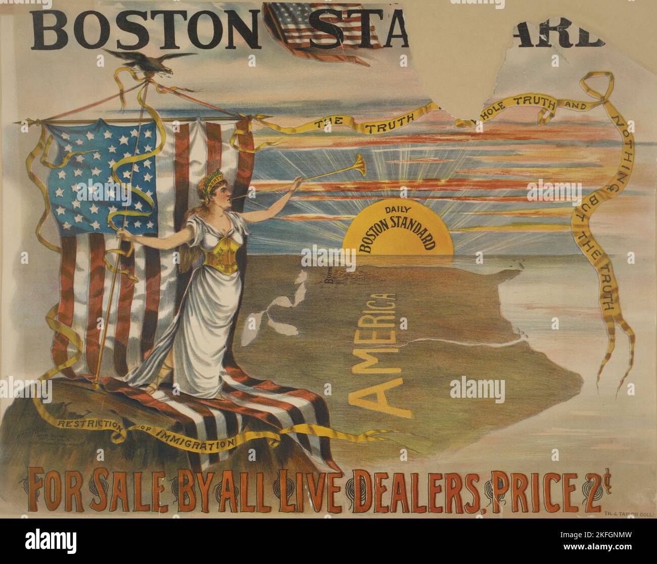 Vintage boston posters hi-res stock photography and images - Alamy