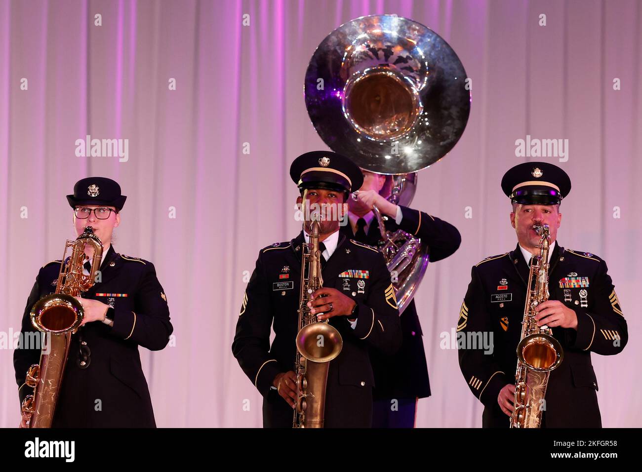 Tokyo, Japan. 18th Nov, 2022. US Army Japan Band performs during the ...