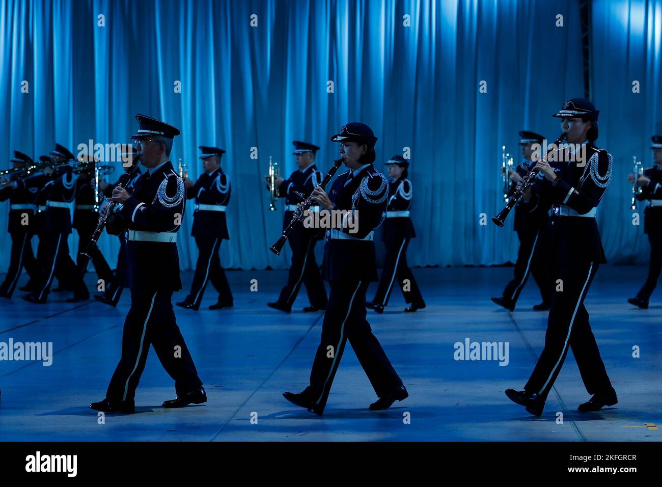 Tokyo, Japan. 18th Nov, 2022. Air Self-Defense Force Central Band ...