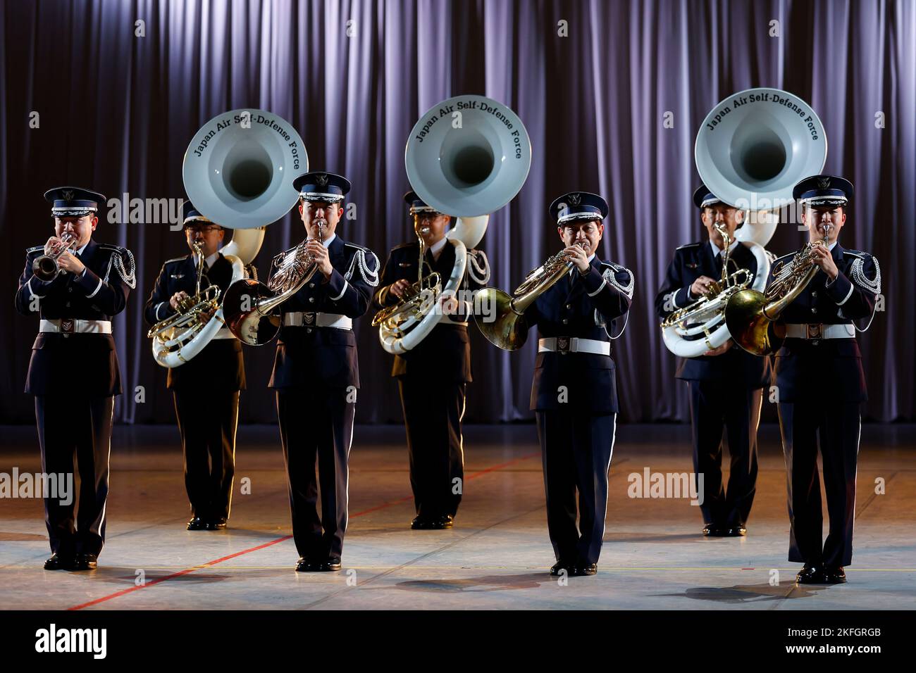 Tokyo, Japan. 18th Nov, 2022. Air Self-Defense Force Central Band ...