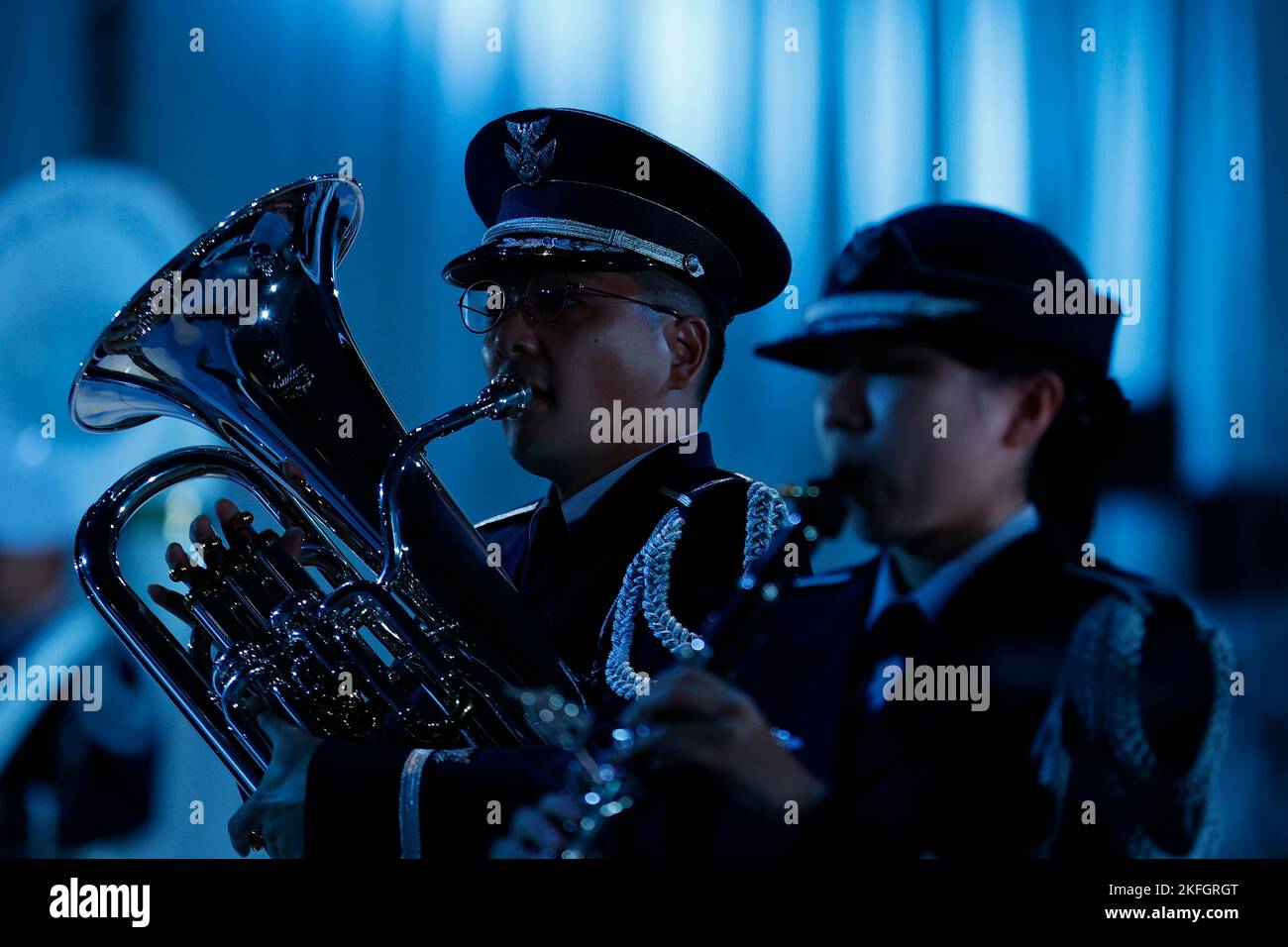 Tokyo, Japan. 18th Nov, 2022. Air Self-Defense Force Central Band ...