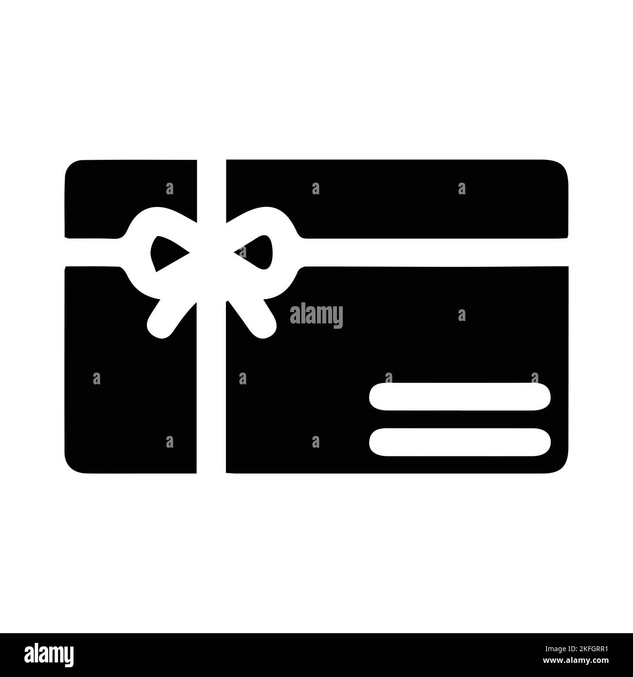 Gift Card Icon Vector - Sign or Symbol Stock Vector Image & Art - Alamy