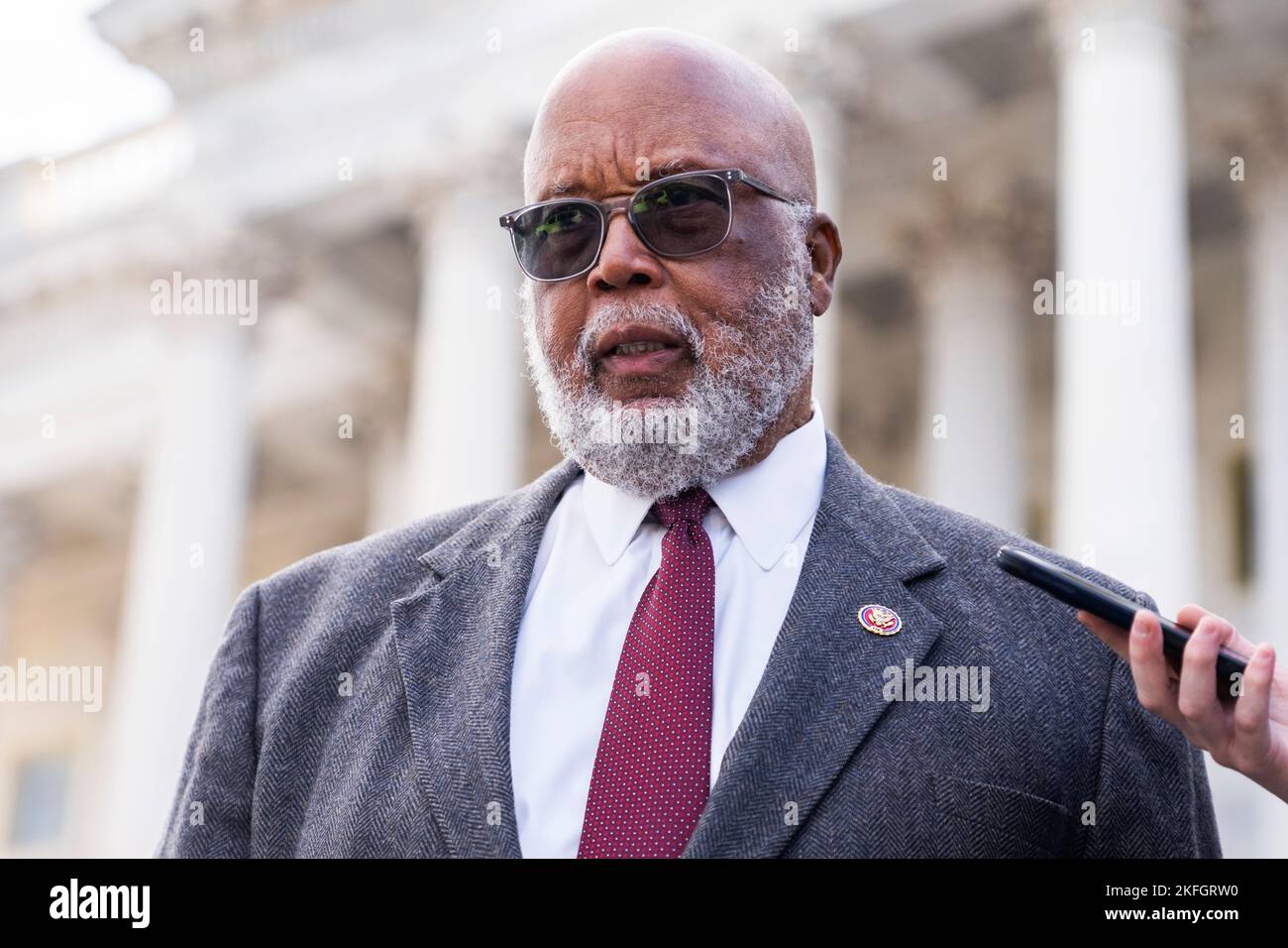 UNITED STATES - NOVEMBER 17: Rep. Bennie Thompson, D-Miss., leaves the ...