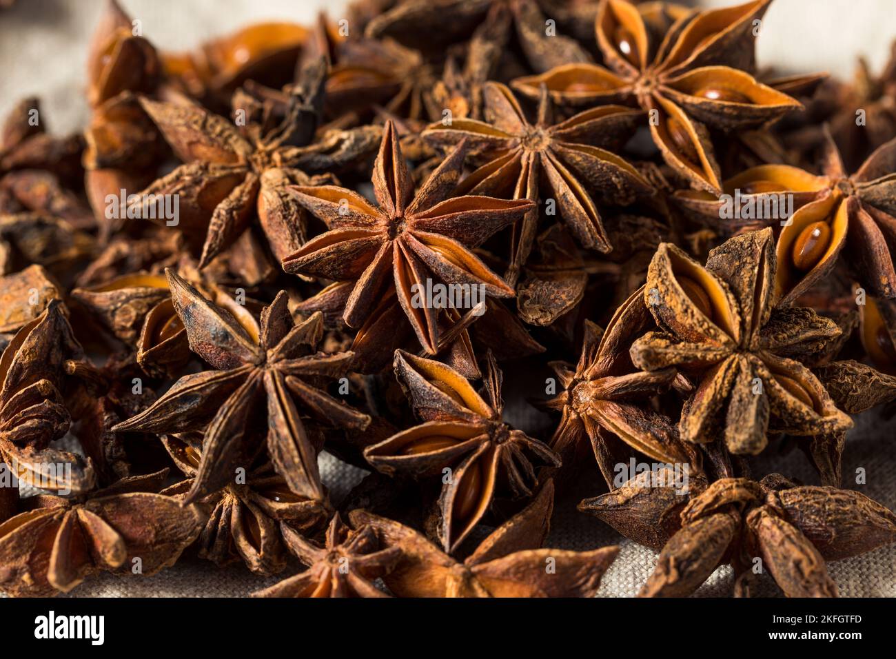 Raw Brown Organic Star Anise Spice in a Bunch Stock Photo - Alamy