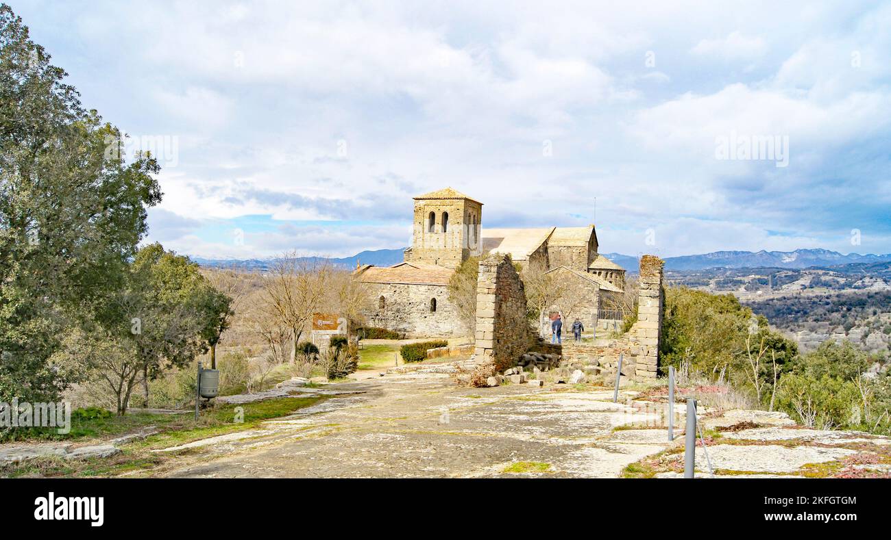 Monastery of Sant Pere de Casserres, Comarca del Osona, Barcelona ...