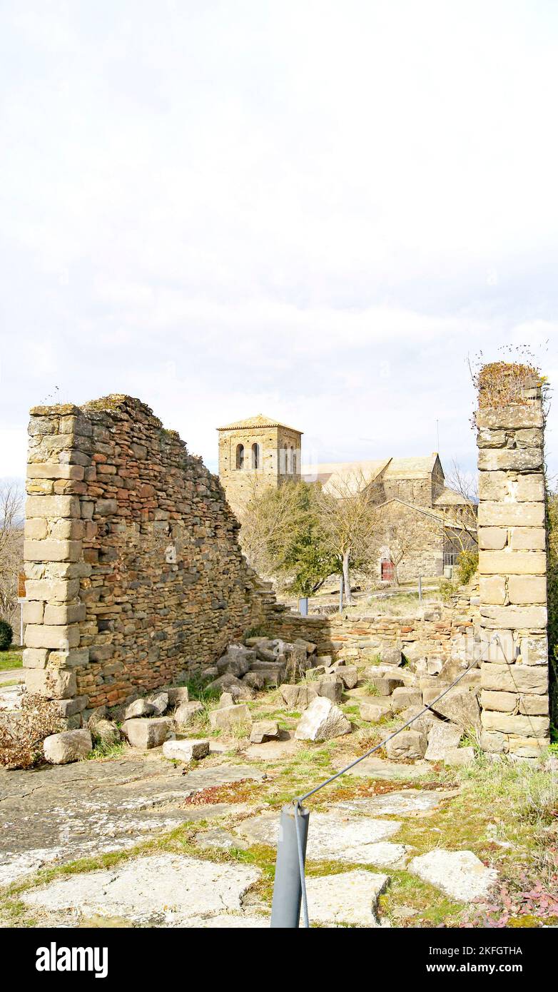 Monastery of Sant Pere de Casserres, Comarca del Osona, Barcelona ...