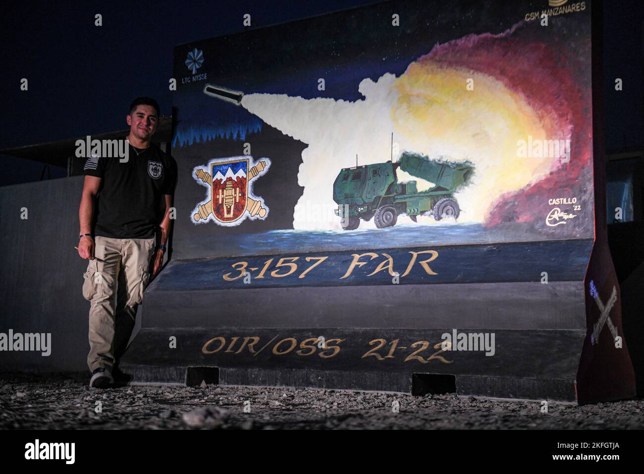 U.S. Army Sgt. Anthony Castillo, a mobility specialist assigned to the ...