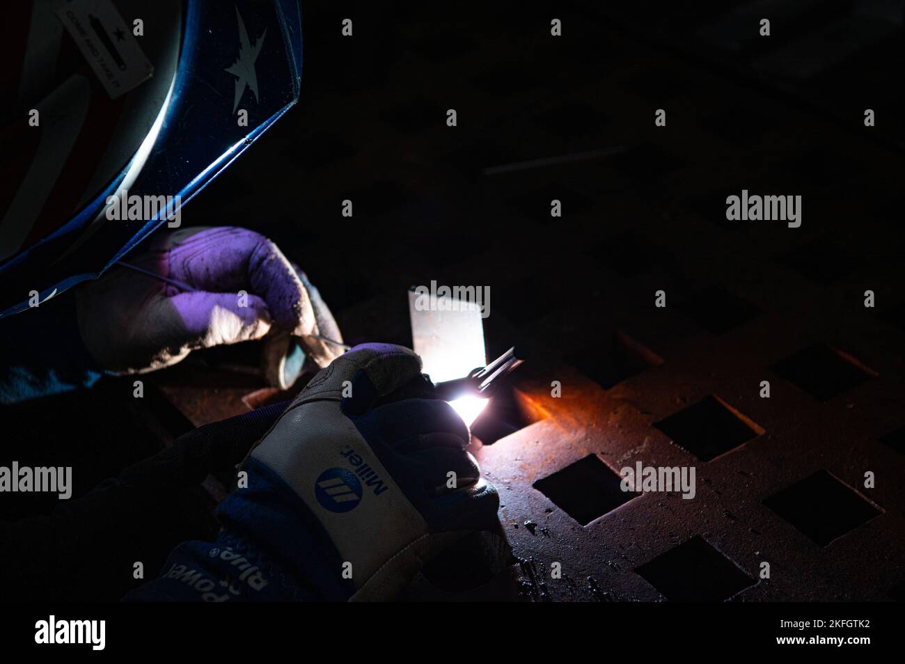 U.S. Coast Guard Chief Petty Officer David Martin, a damage controlman ...