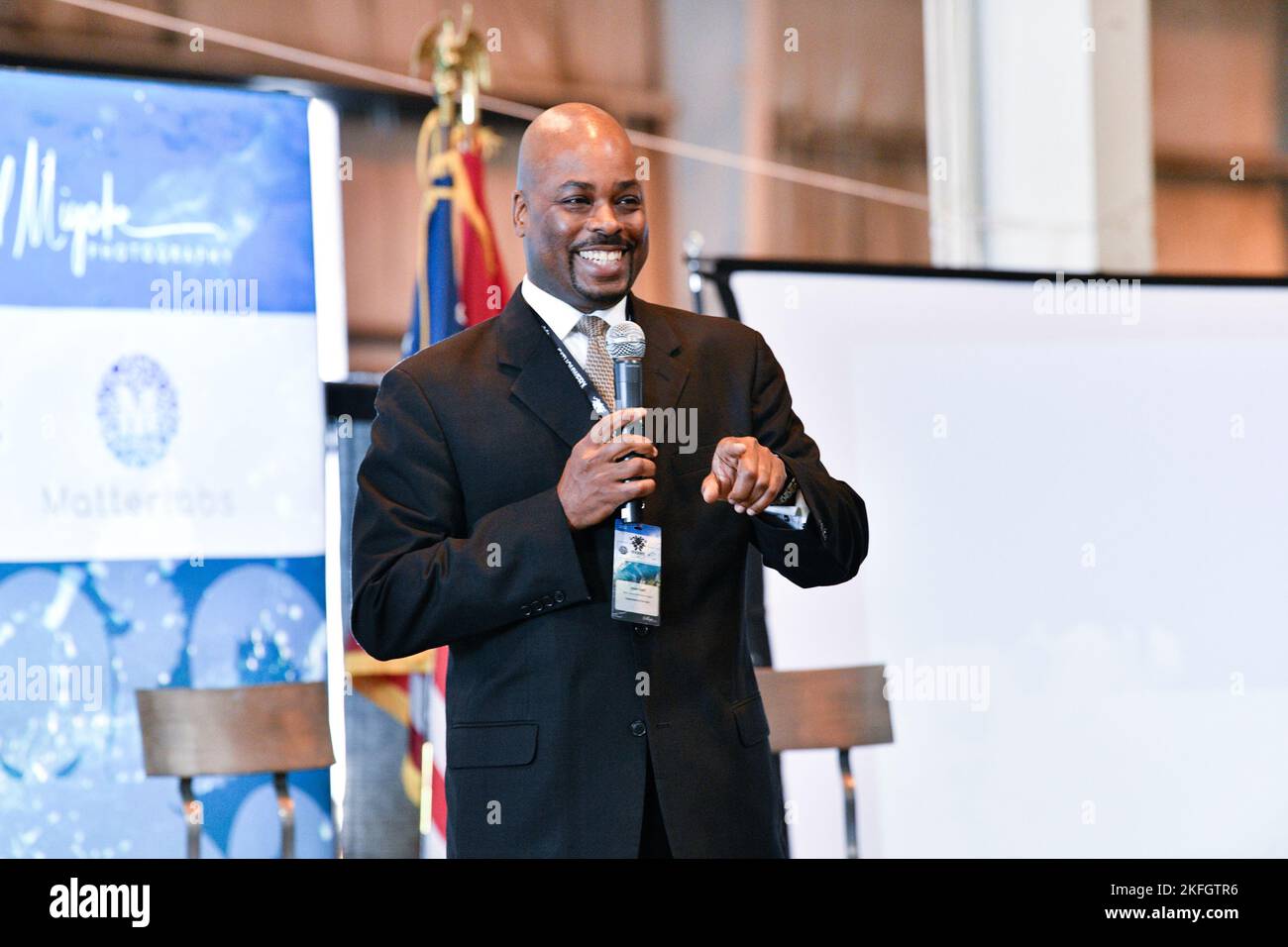 Keynote Speaker Jimmy Smith, director of the Department of the Navy’s ...