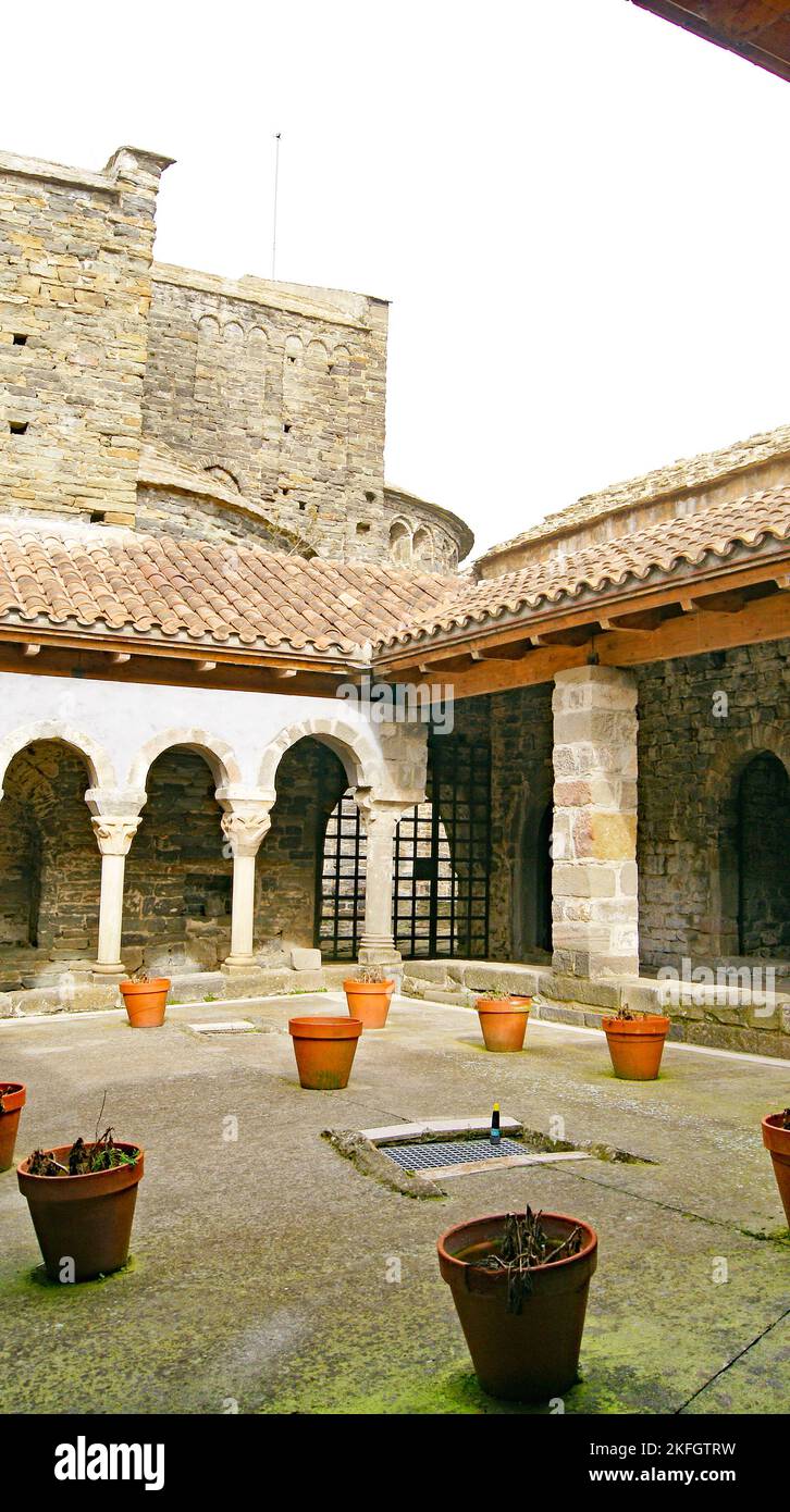 Monastery of Sant Pere de Casserres, Comarca del Osona, Barcelona ...