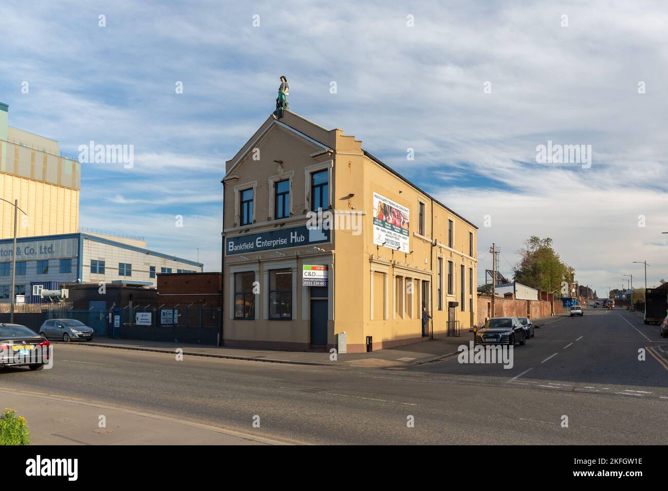 Liverpool, UK: Bankfield Enterprise Hub, an office rental agency on the ...