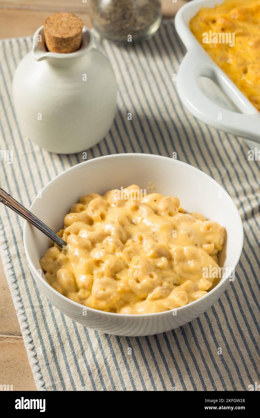 Homemade Baked Macaroni and Cheese Ready to Eat Stock Photo - Alamy