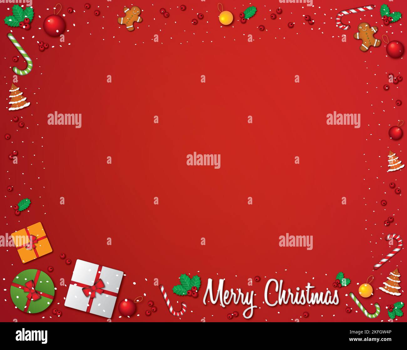Poster background with Christmas graphic elements Stock Photo - Alamy