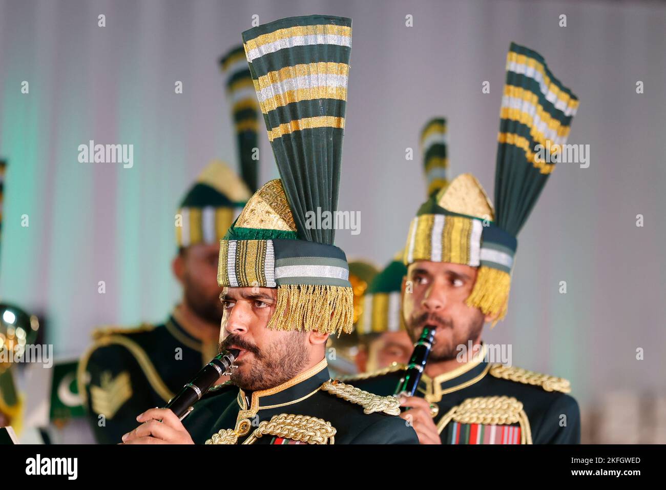 Tokyo, Japan. 18th Nov, 2022. Pakistan Army Band performs during the ...