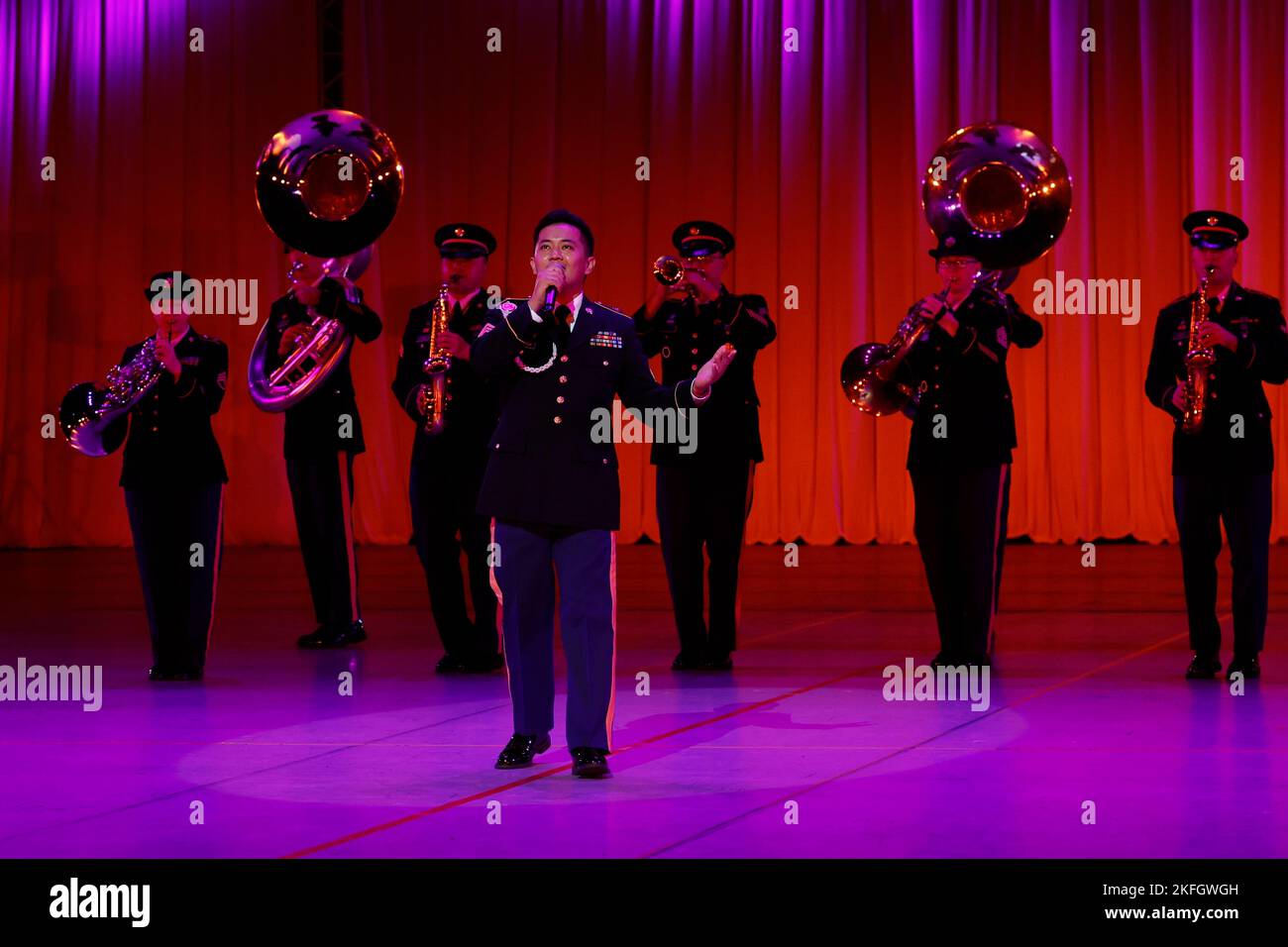 Tokyo, Japan. 18th Nov, 2022. US Army Japan Band performs during the ...