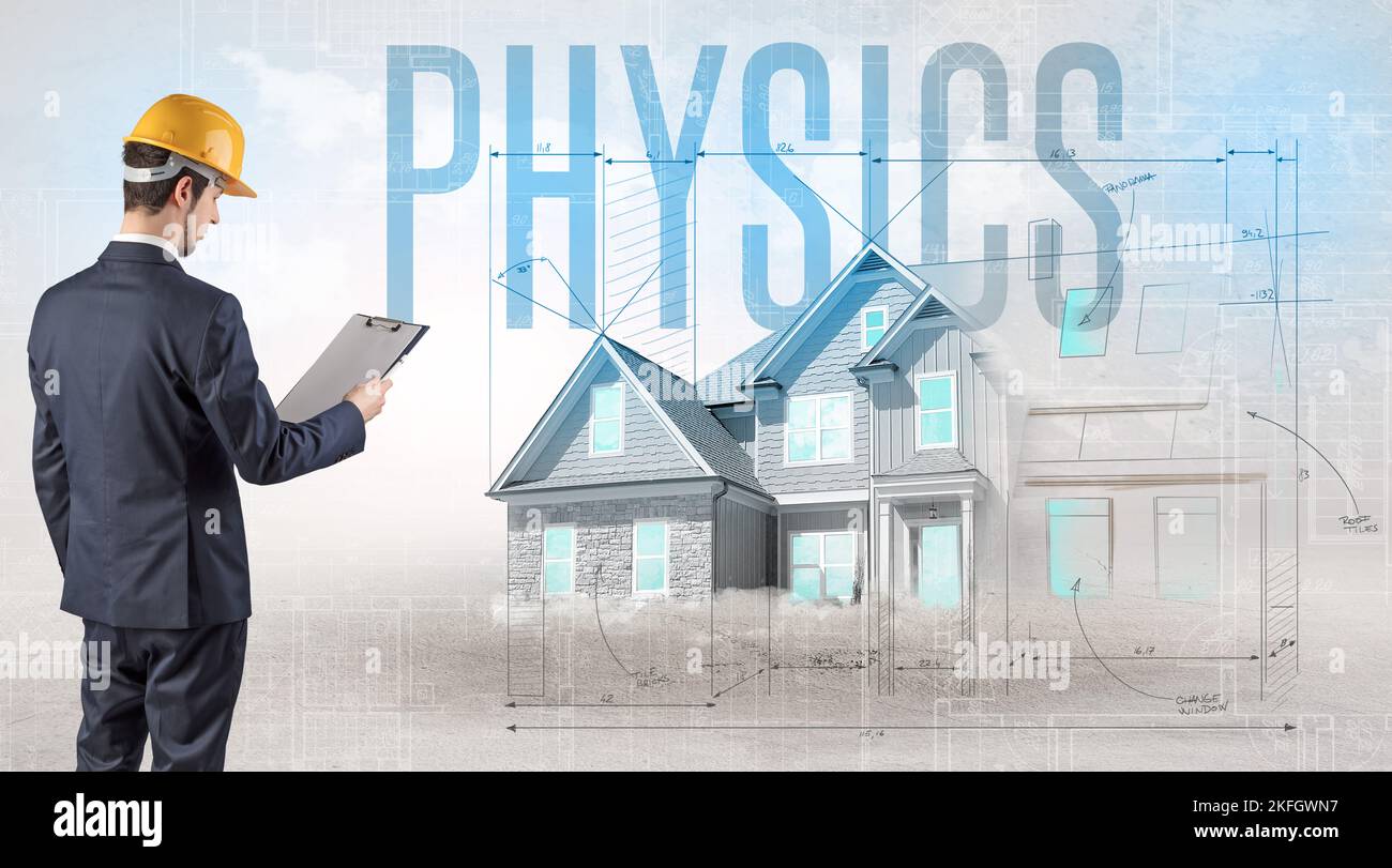 Young engineer holding blueprint concept Stock Photo - Alamy