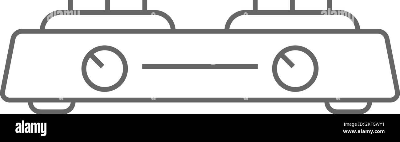 A stove icon isolated on a white background Stock Vector Image & Art ...