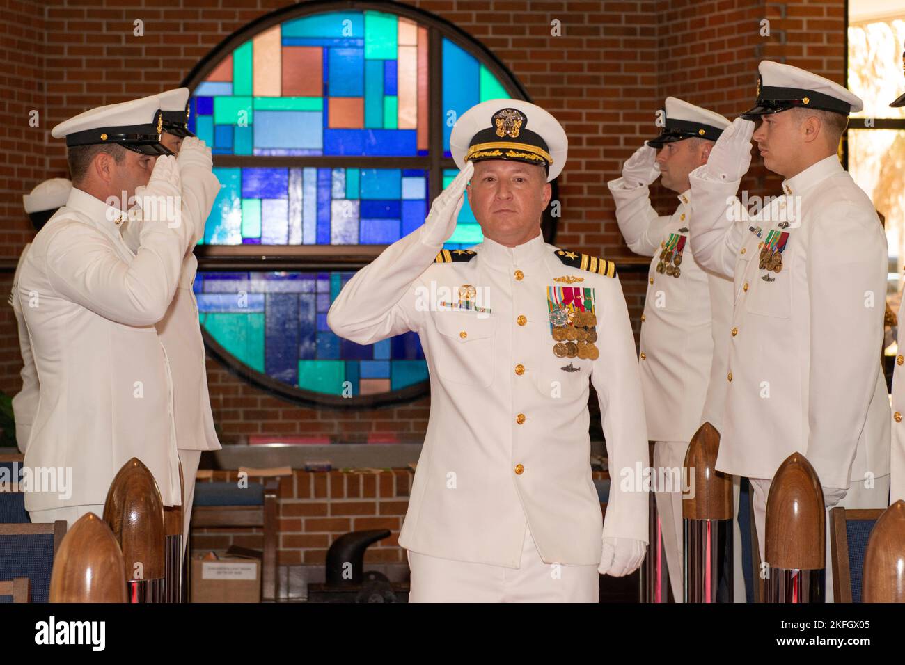 KINGS BAY, Ga. (Sep. 16, 2022) Capt. Eric Cole, incoming commodore of ...