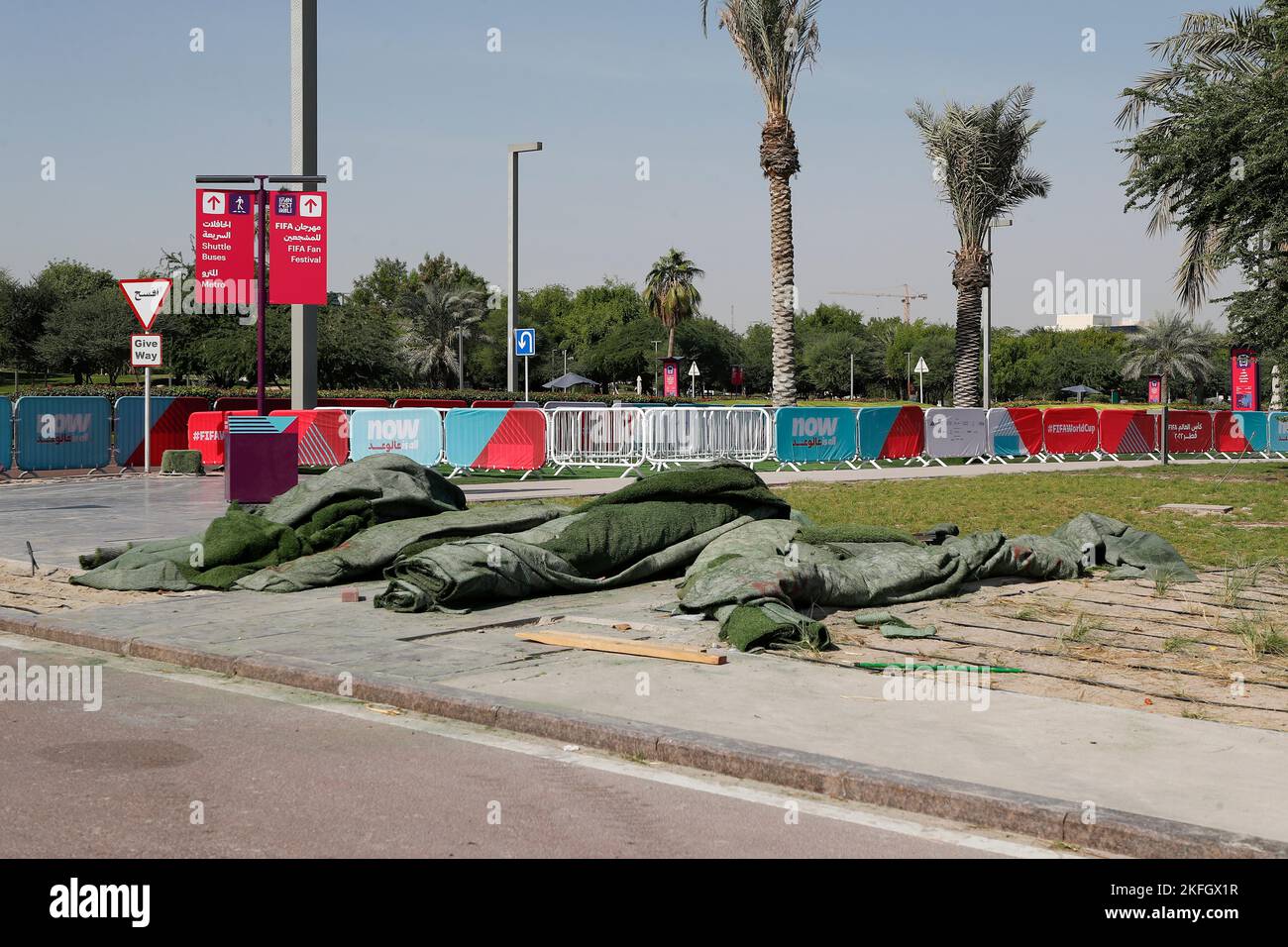 Qatar, UAE. 18th Nov, 2022. FIFA World Cup Football, Pre-Games General ...