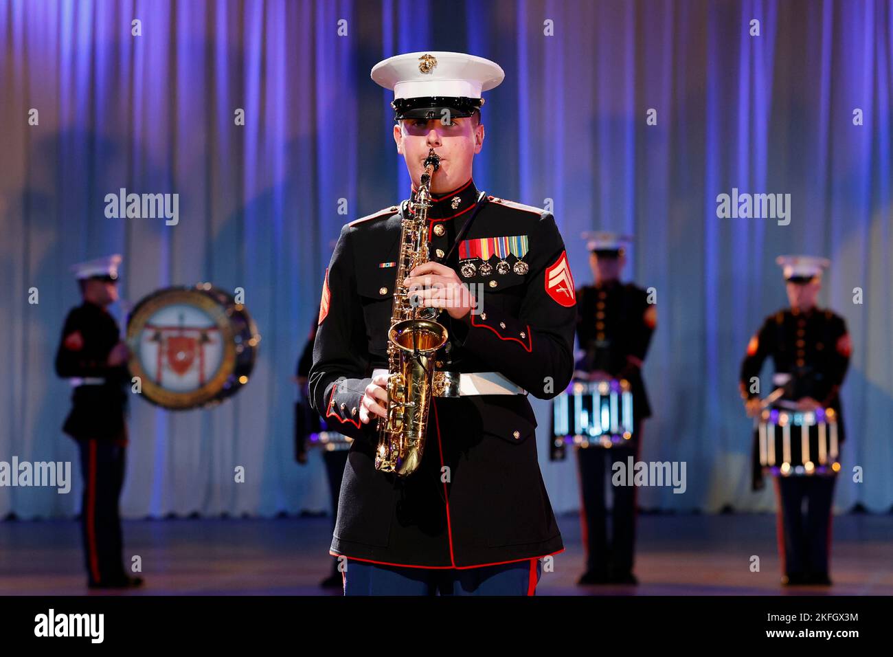 Tokyo, Japan. 18th Nov, 2022. U.S. Marines 3rd Expeditionary Force Band ...