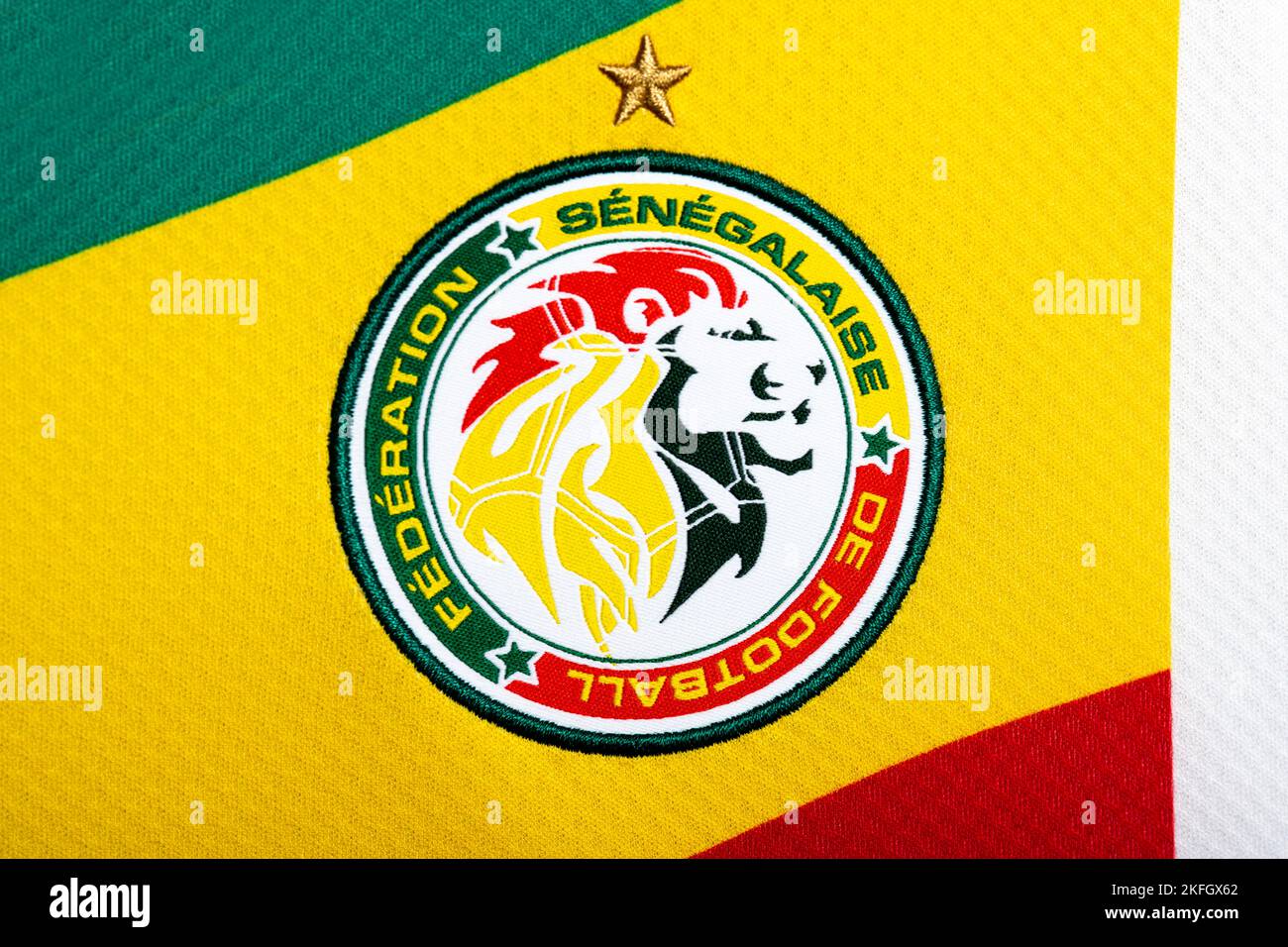 Senegal football logo hi-res stock photography and images - Alamy