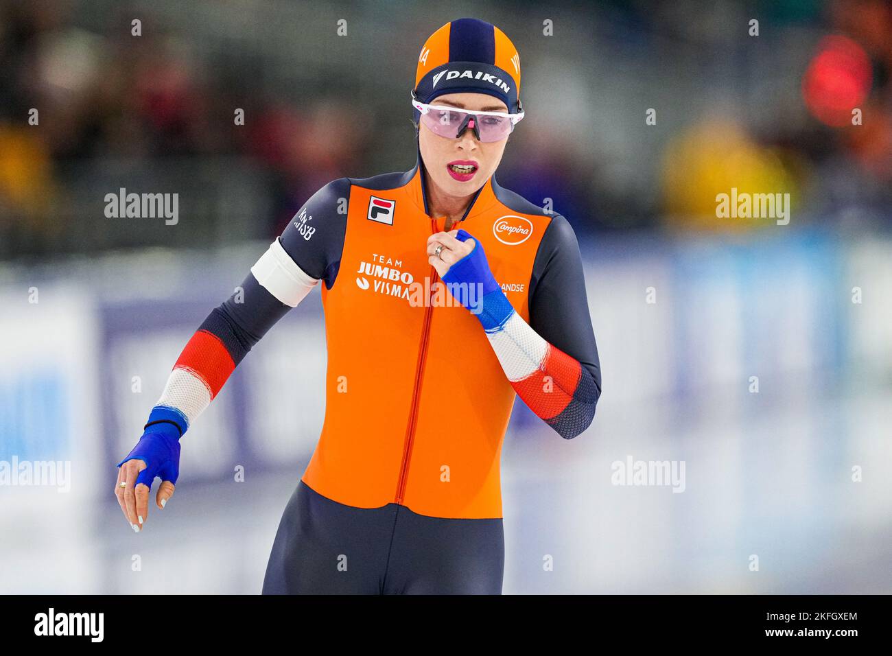 HEERENVEEN, NETHERLANDS - NOVEMBER 18: Antoinette Rijpma - de Jong of ...
