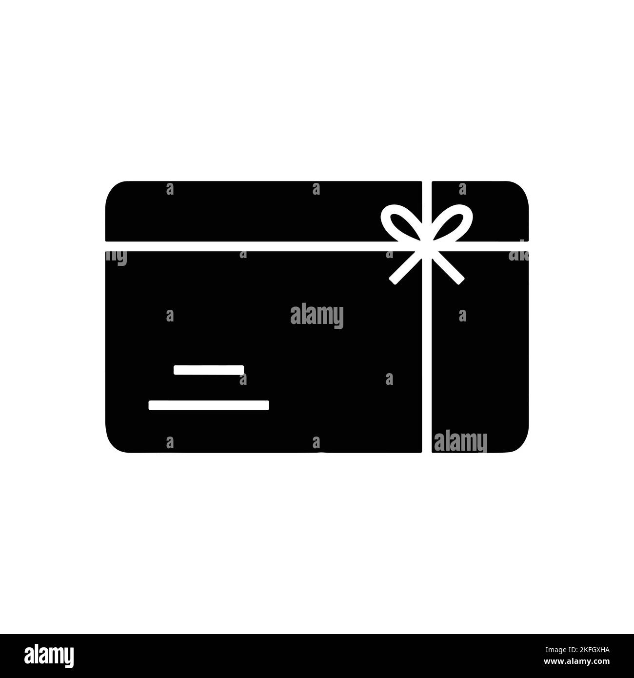 Gift Card Icon Vector - Sign or Symbol Stock Vector Image & Art - Alamy