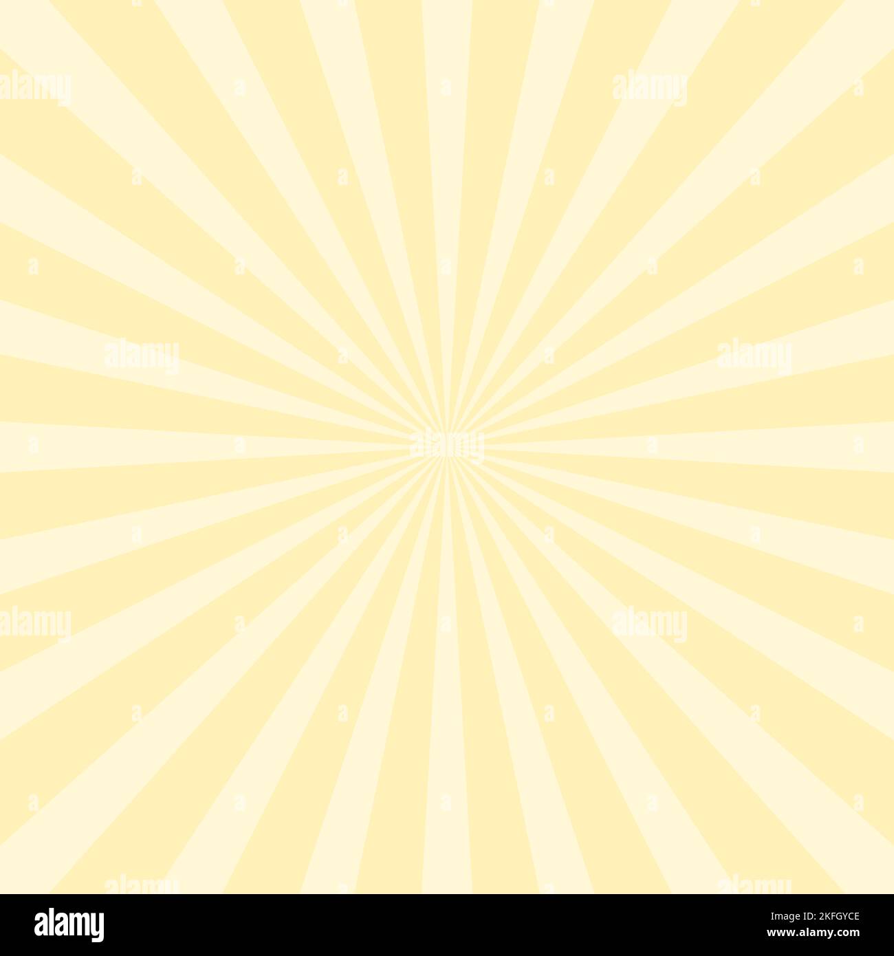 Retro background rays. Sunburst pattern yellow product marketing vector ...