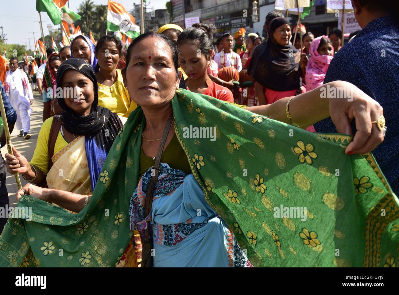 Guwahati, Guwahati, India. 18th Nov, 2022. Culturall troupe taking part ...