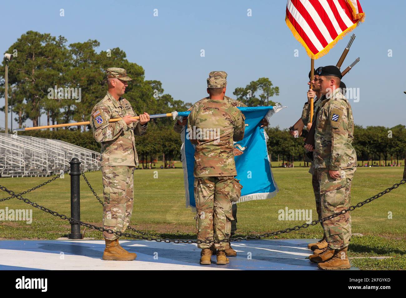 U.S. Army Lt. Col. Marcus O'Neal, commander of the 103rd Intelligence ...
