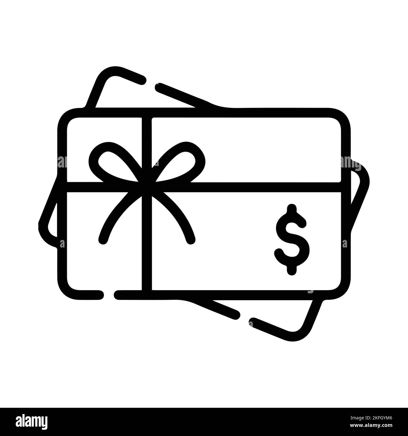 Gift Card Icon Vector - Sign or Symbol Stock Vector Image & Art - Alamy