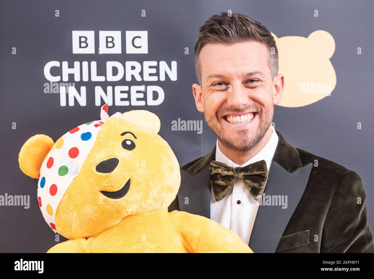 Chris Ramsey at the BBC Children In Need telethon at BBC Studios in ...