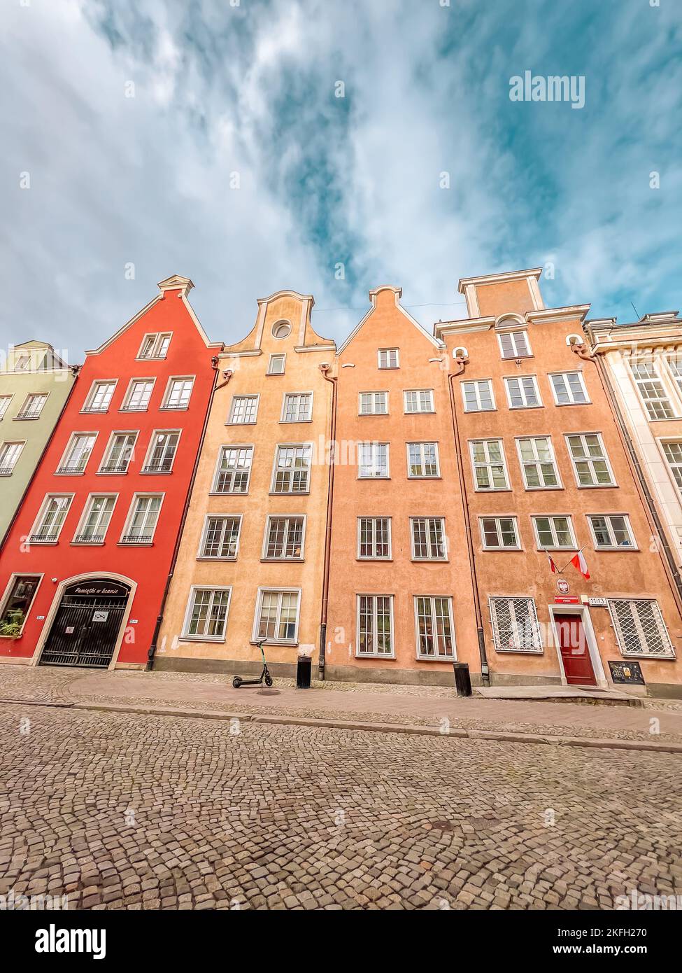 Gdansk, Poland - October 30, 2022: Old City. Long Market street. People ...