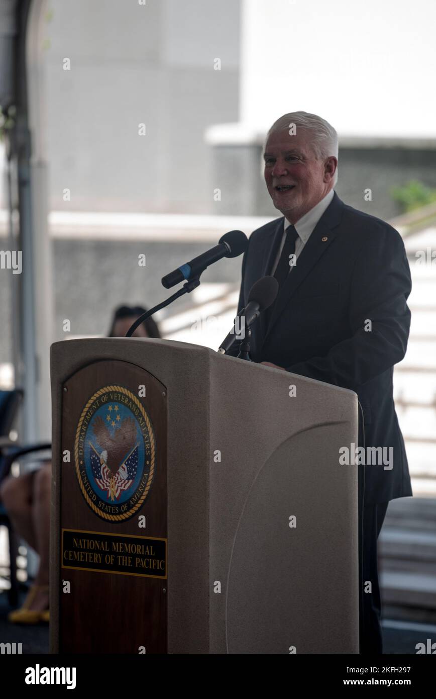 Mr. Ray Kapaun, nephew to Medal of Honor Recipient U.S. Army Capt. Emil ...