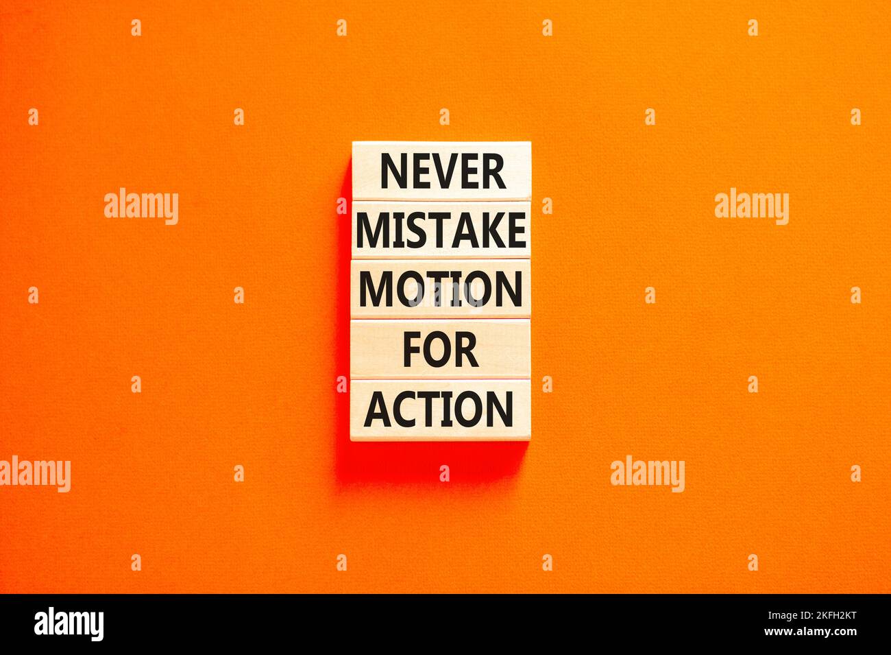 Mistake or action symbol. Concept words Never mistake motion for action ...
