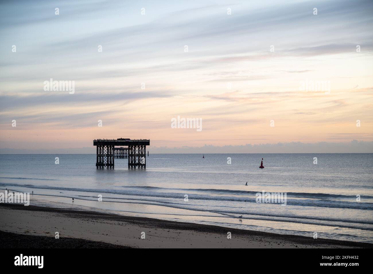 Water inlet and outlet structures in the sea at the nuclear power ...
