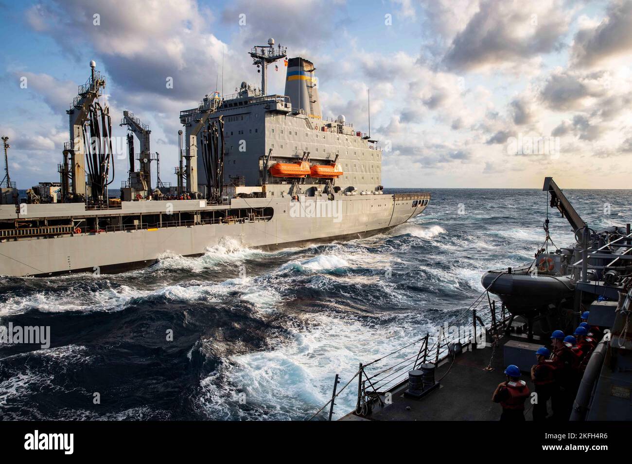 220916-N-NQ285-1496 ATLANTIC OCEAN (Sept. 16, 2022) The Arleigh Burke-class guided-missile ...