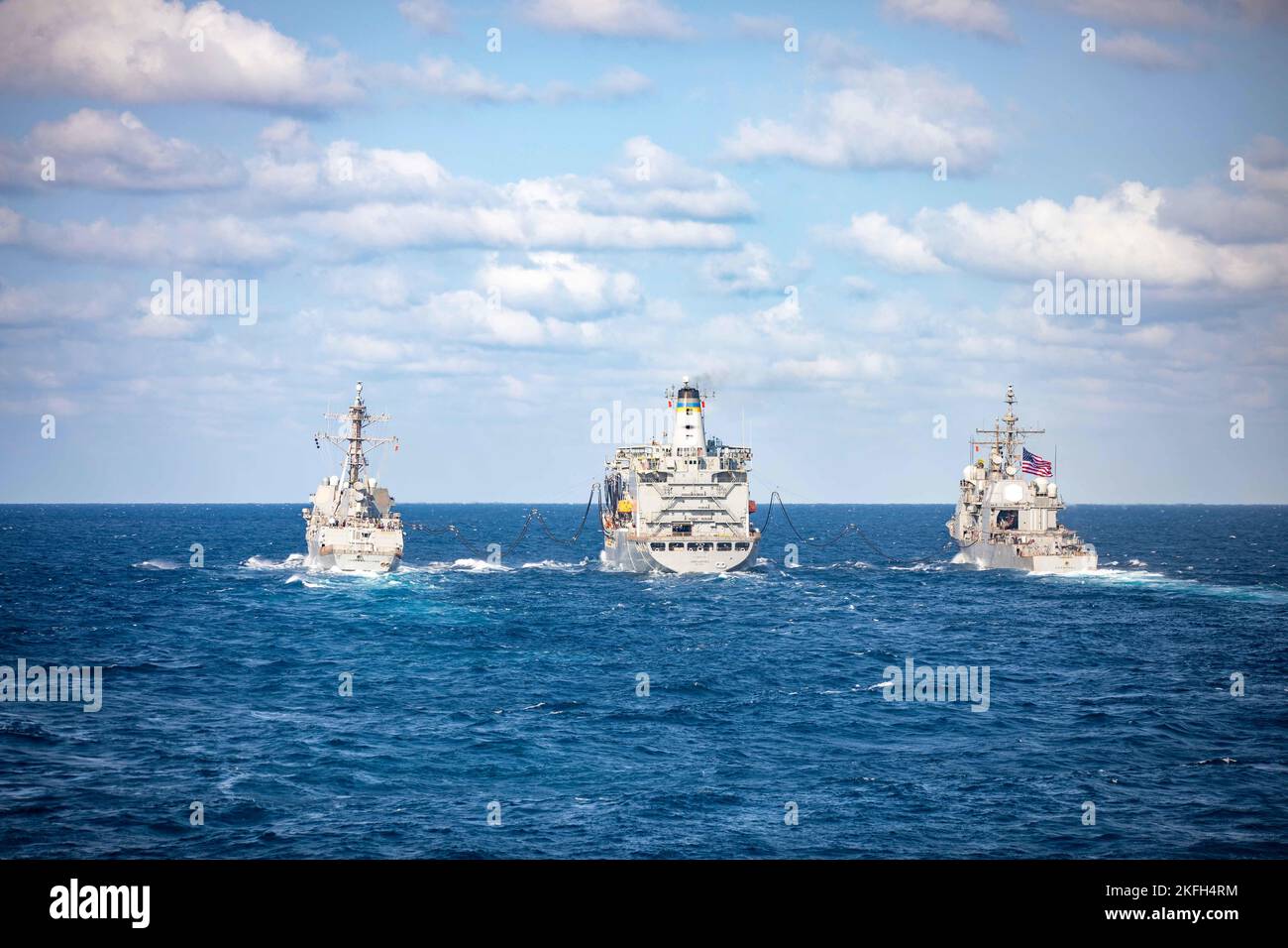 220916-N-NQ285-1159 ATLANTIC OCEAN (Sept. 16, 2022) The Arleigh Burke-class guided-missile ...