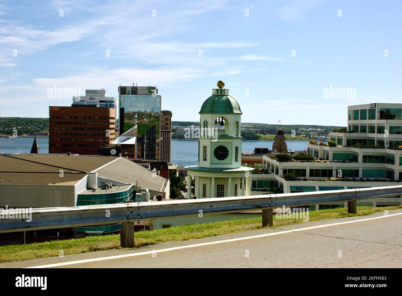 Old Town Clock Stock Photo - Alamy