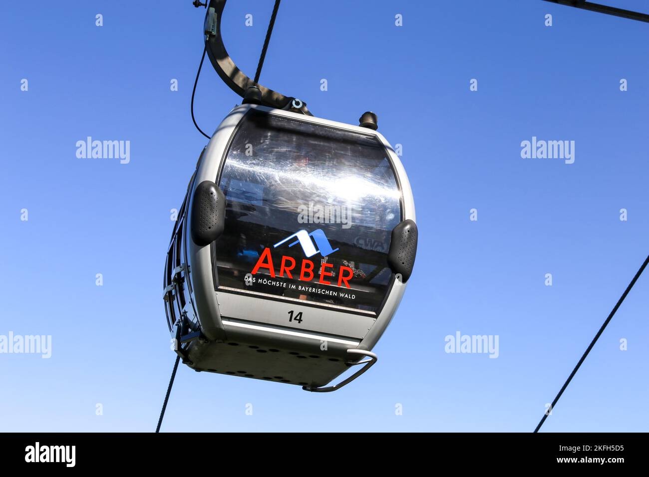 The Arber mountain railway in the Bavarian Forest, Germany (September ...
