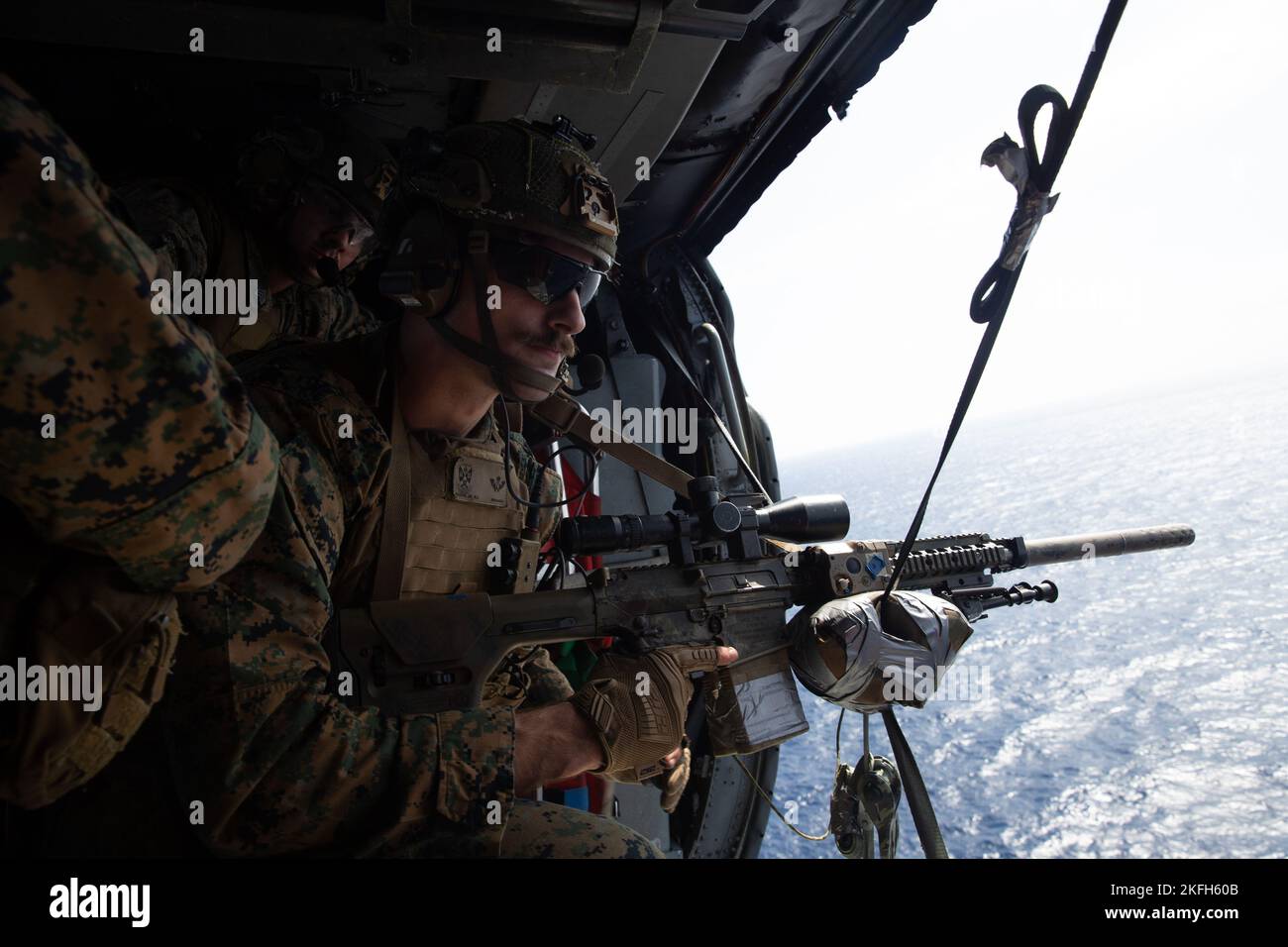 U.S. Marine Corps Sgt. Robert “Bobby” Doerr a scout sniper with Battalion Landing Team 2/5, 31st ...