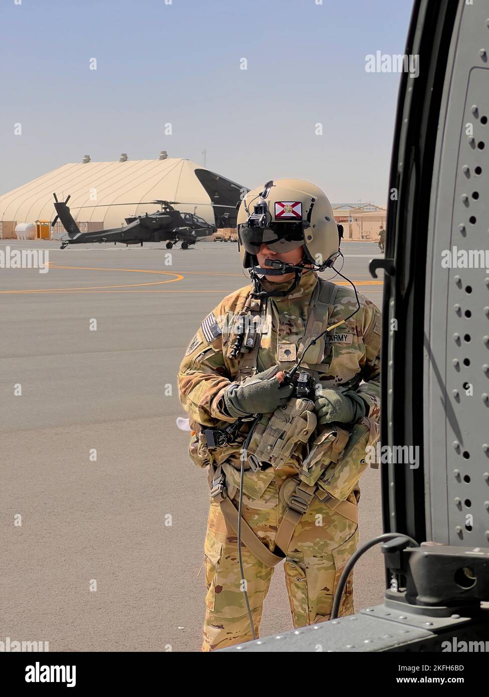 U.S. Army Spc. Bryant Sanchez, a Winter Haven, FL, native and crew ...