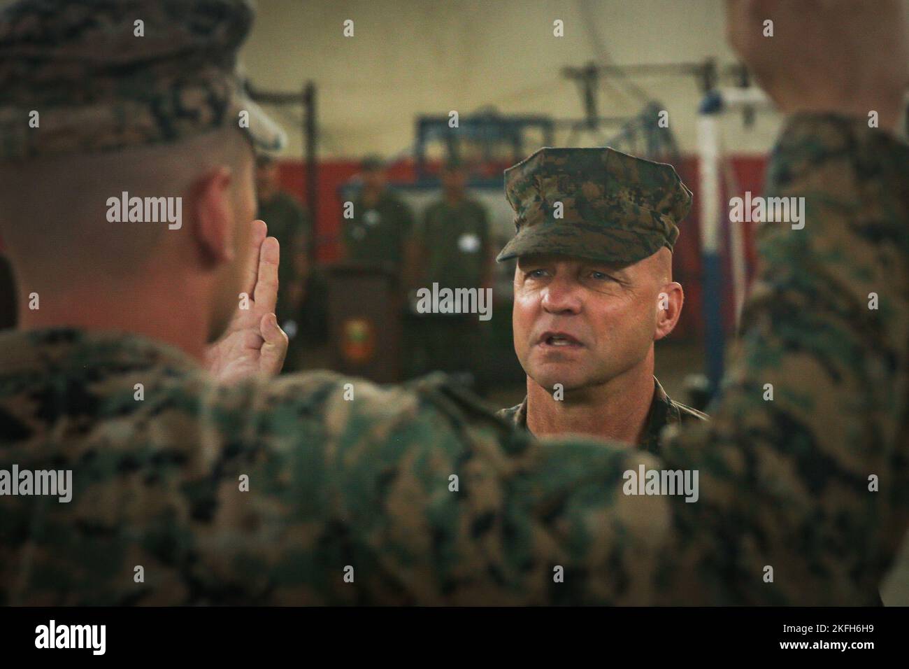 U.S. Marine Corps Lt. Gen. David G. Bellon, commander of U.S. Marine ...