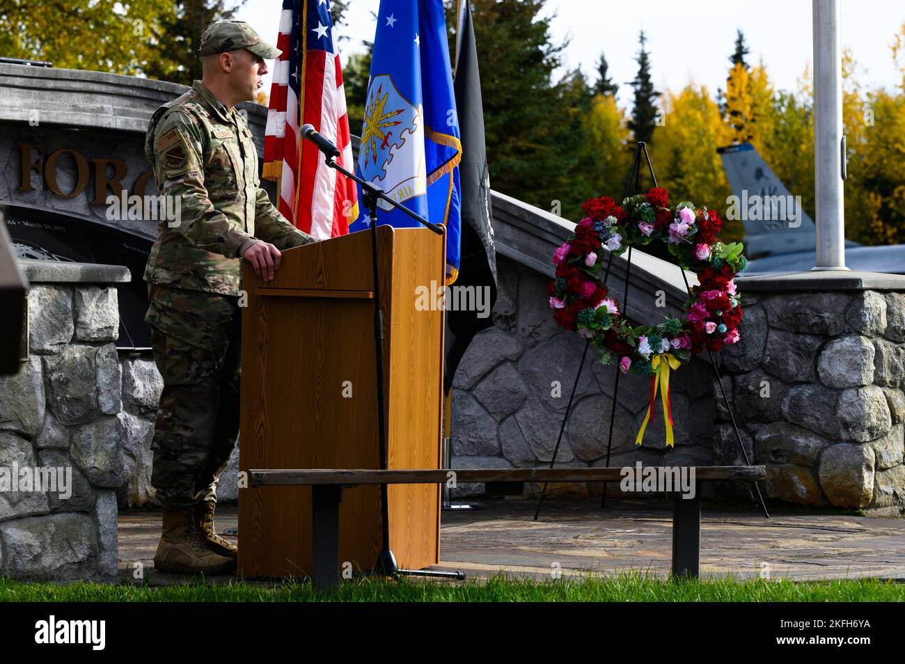 U.S. Air Force Chief Master Sgt. Sean Milligan, the 354th Fighter Wing ...
