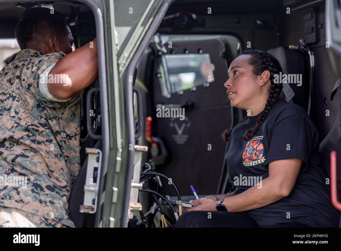 U.S. Marine Corps Lance Cpl. Israel Rivera, a motor transport operator ...