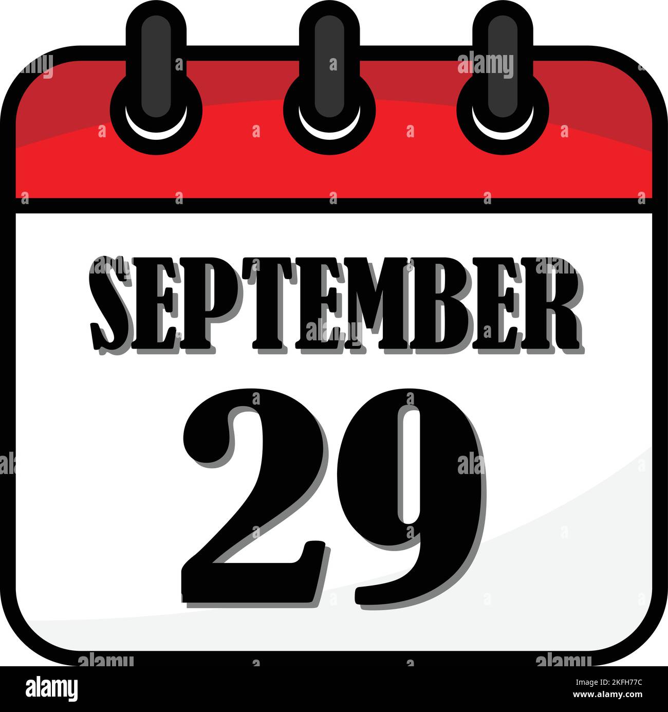 Number twenty nine Stock Vector Images - Alamy