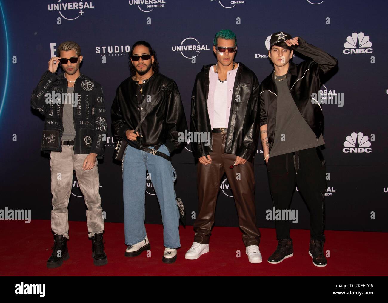 Mexico City, Mexico City, MEXICO. 17th Nov, 2022. The musical group ...